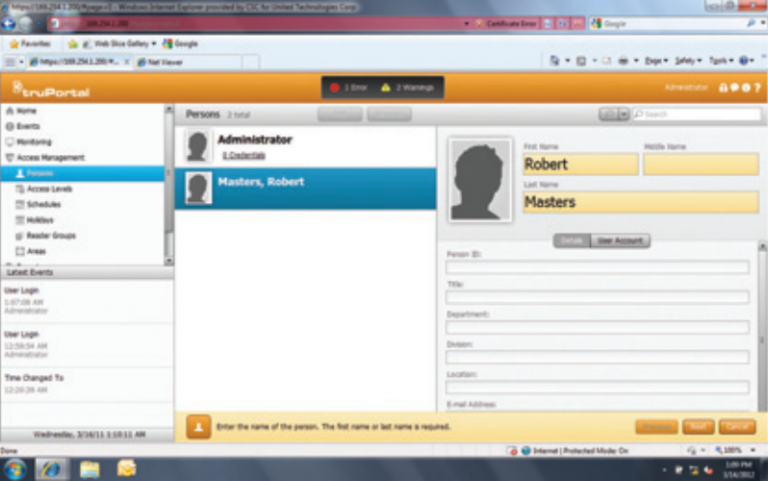 TruPortal ™ Access Control – Welcome to Armor Security Systems, Alarms ...